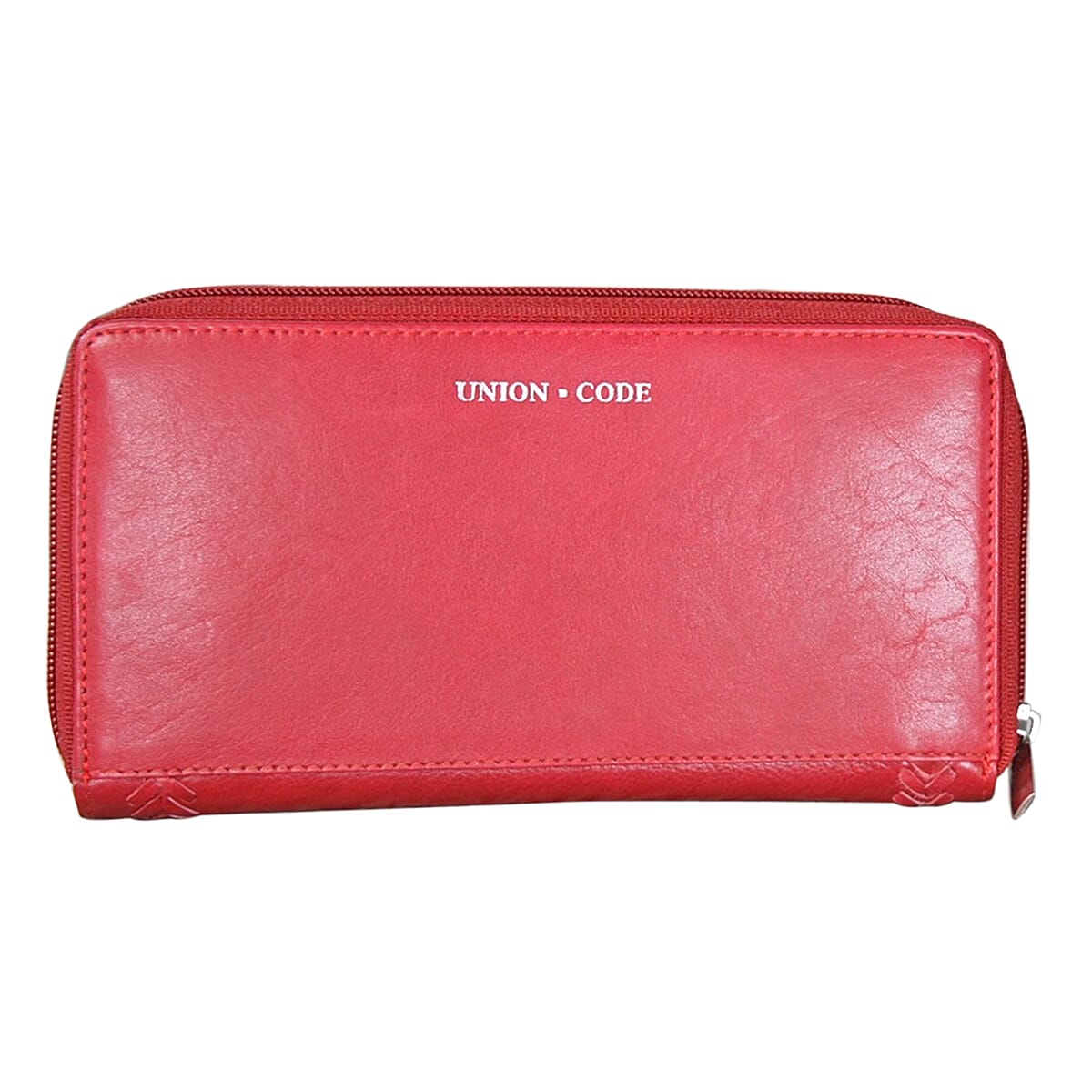 Buy Union Code Red Genuine Leather RFID Women's Wallet at ShopLC.