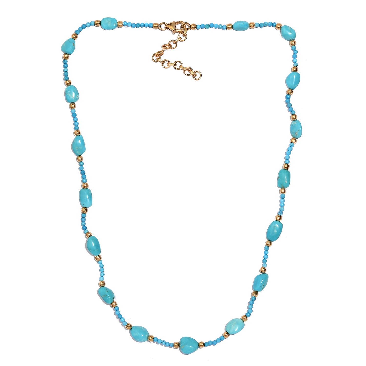 Sleeping beauty turquoise necklace 14k gold store