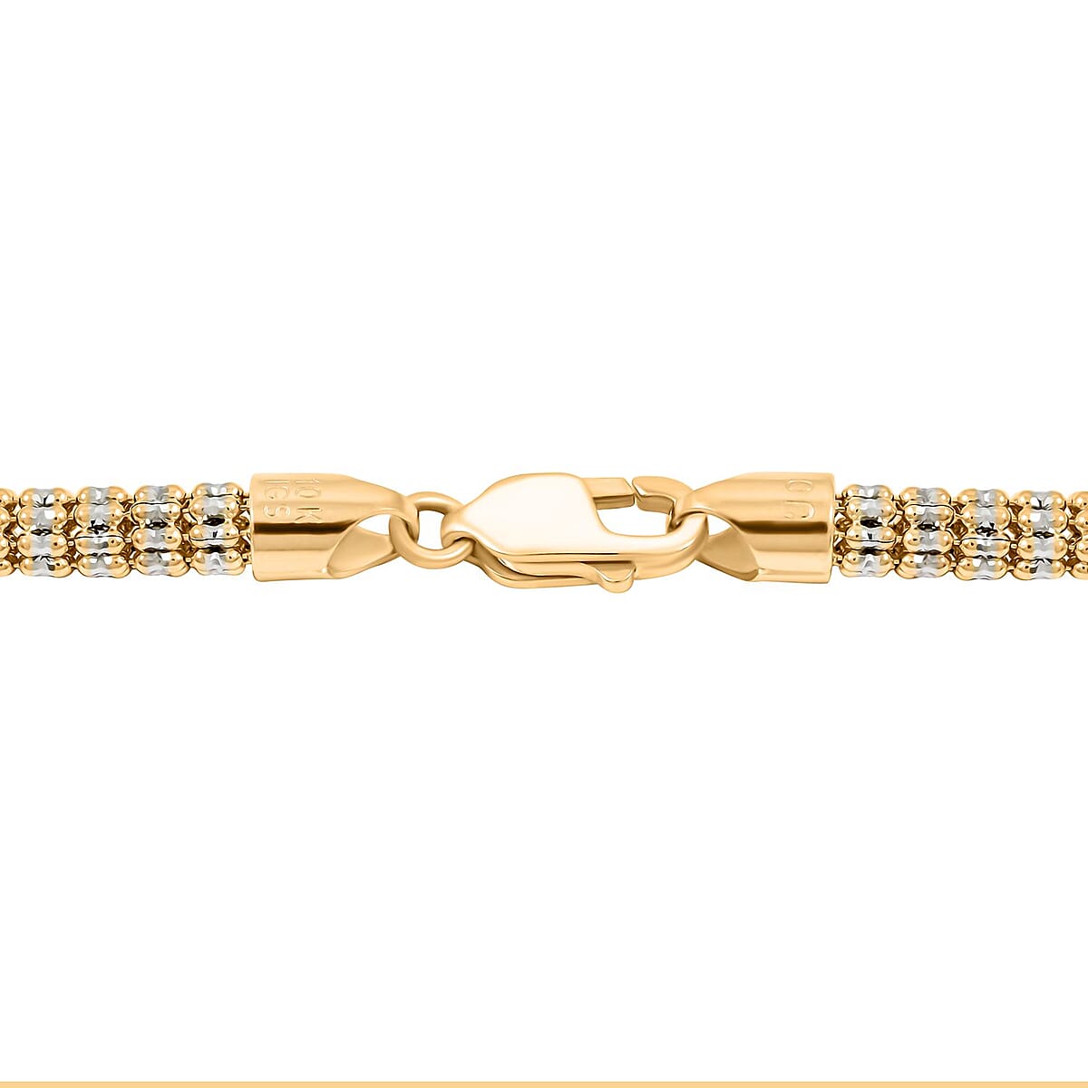 Buy 10K Yellow Gold 4.50 mm Ice Chain Necklace 22 Inches 26.4 Grams at ...