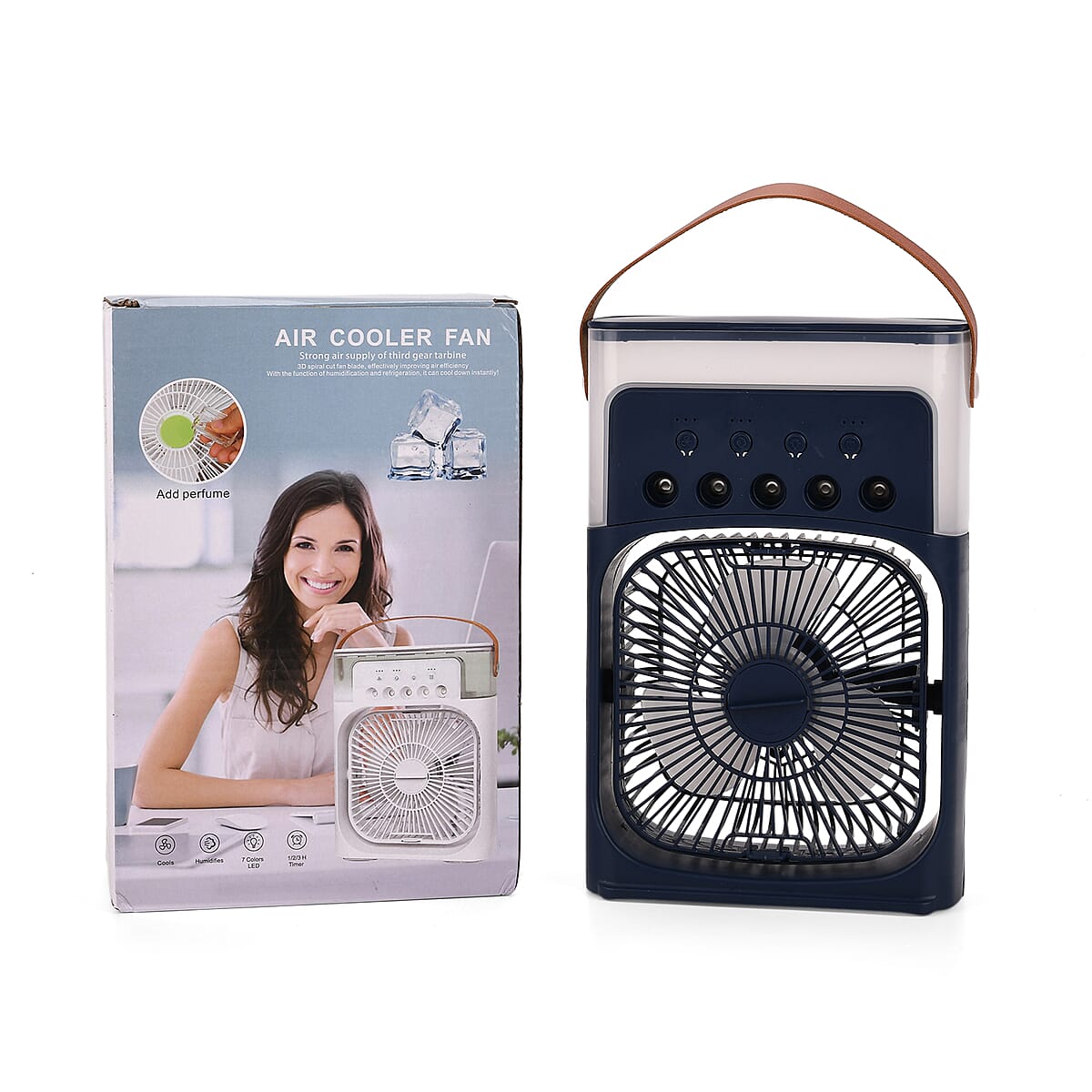 Buy Multifunctional 5-hole Humidifier Fan with Handle with Flashing ...