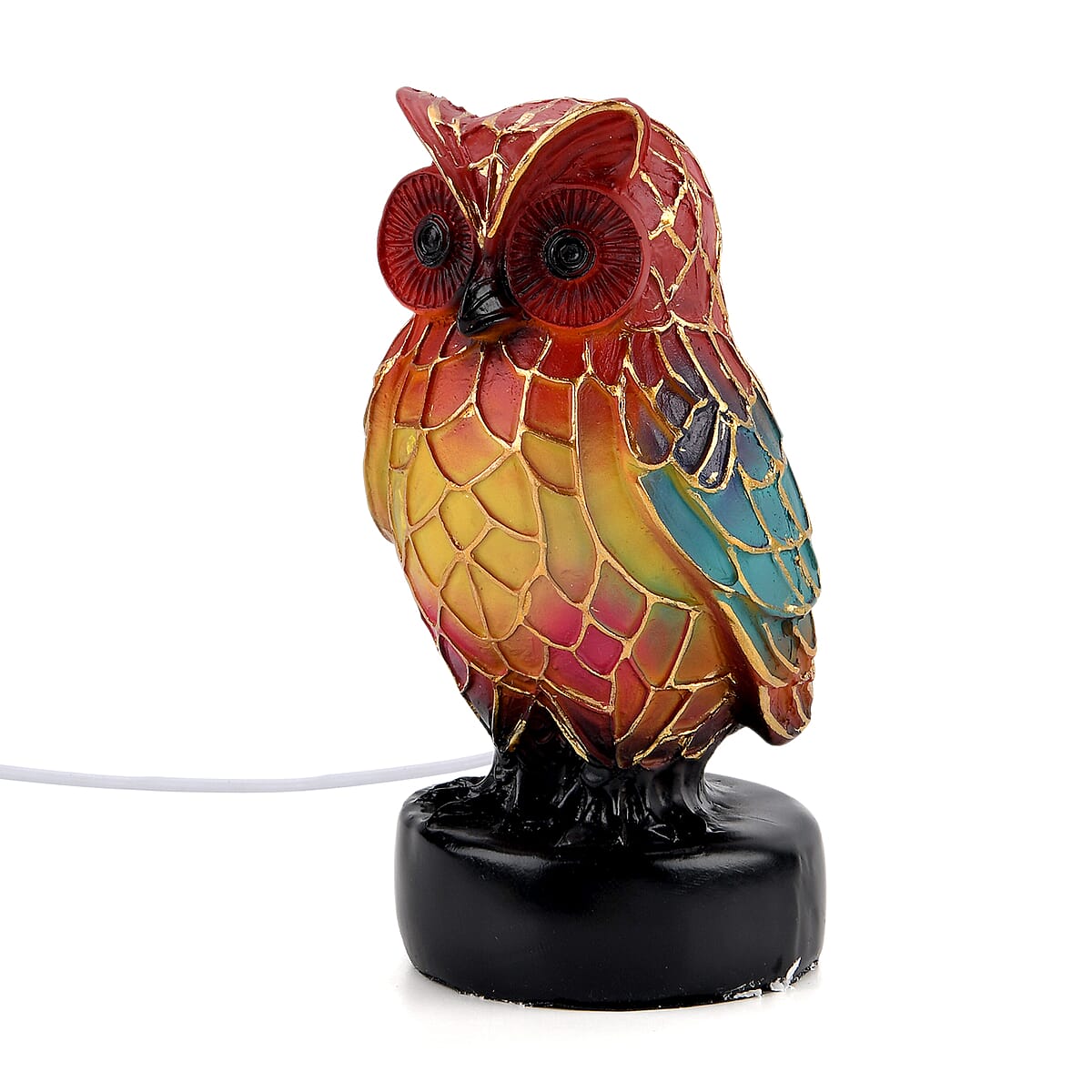 Buy Livmore Resin Owl Shaped Multicolor Light at ShopLC.