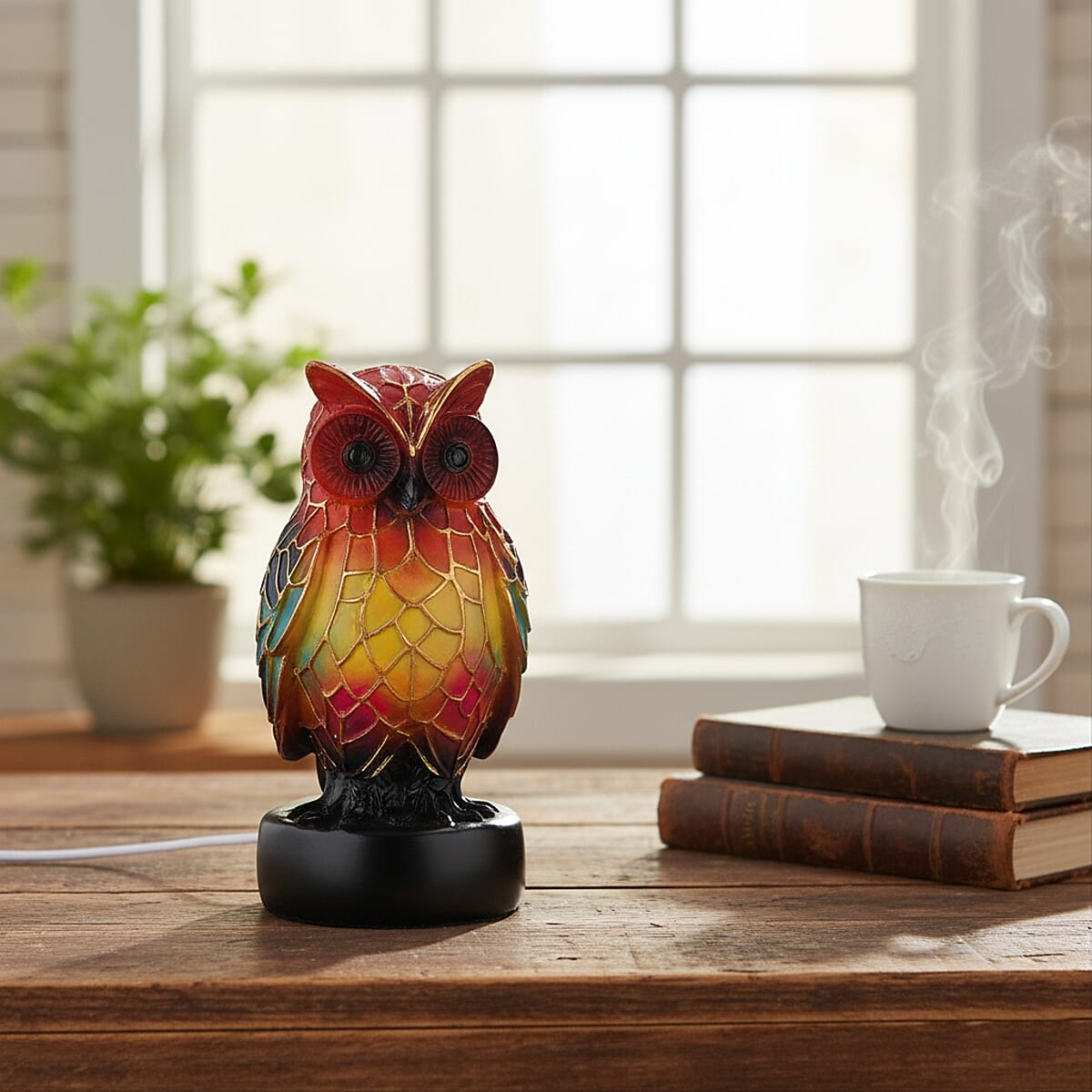 Buy Livmore Resin Owl Shaped Multicolor Light at ShopLC.