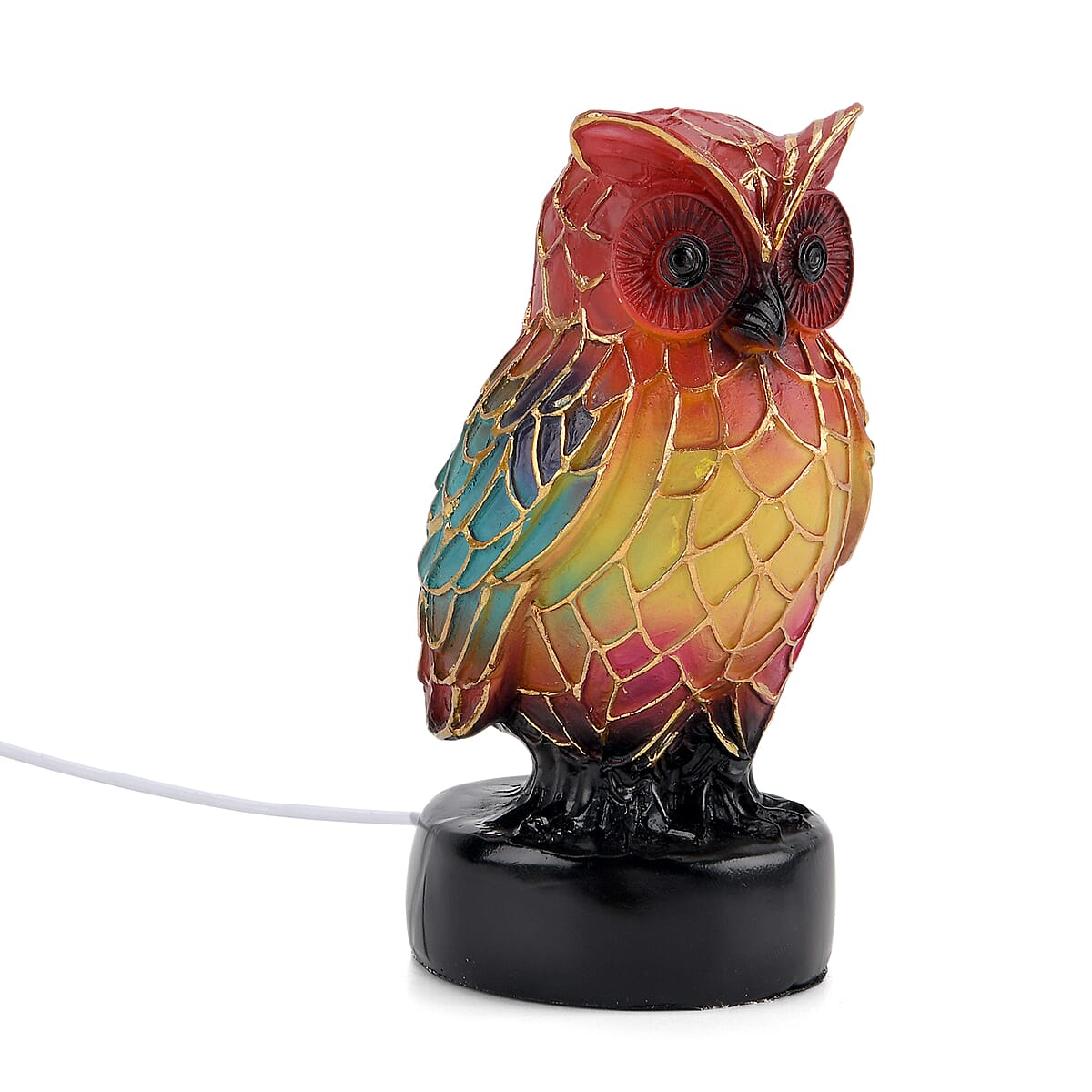 Buy Livmore Resin Owl Shaped Multicolor Light at ShopLC.