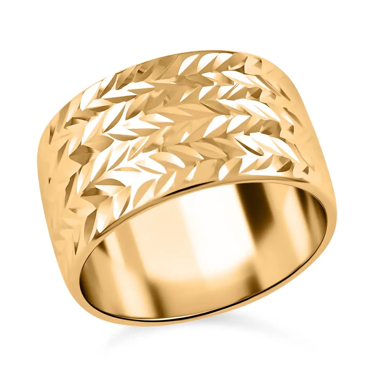 Buy Maestro Gold Collection Italian 10K Yellow Gold Diamond-Cut Band ... Buy Maestro Gold Collection Italian 10K Yellow Gold Diamond-Cut Band ...